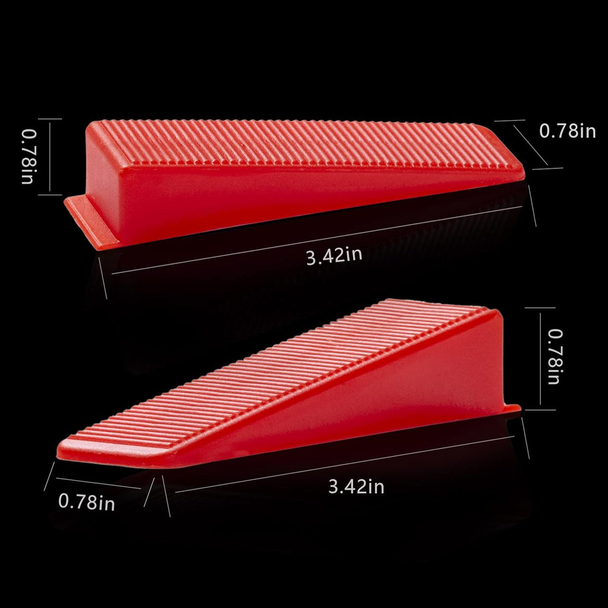 Reusable Tile Leveling System Wedges for (1/8,1/16,1/32) Inch Spacersa ...