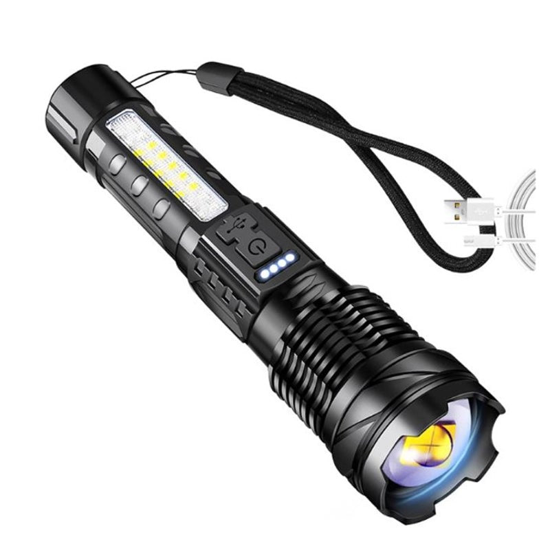 900000 Lumens XHP50 Zoom Flashlight LED Rechargeable Lamp Torch – www ...