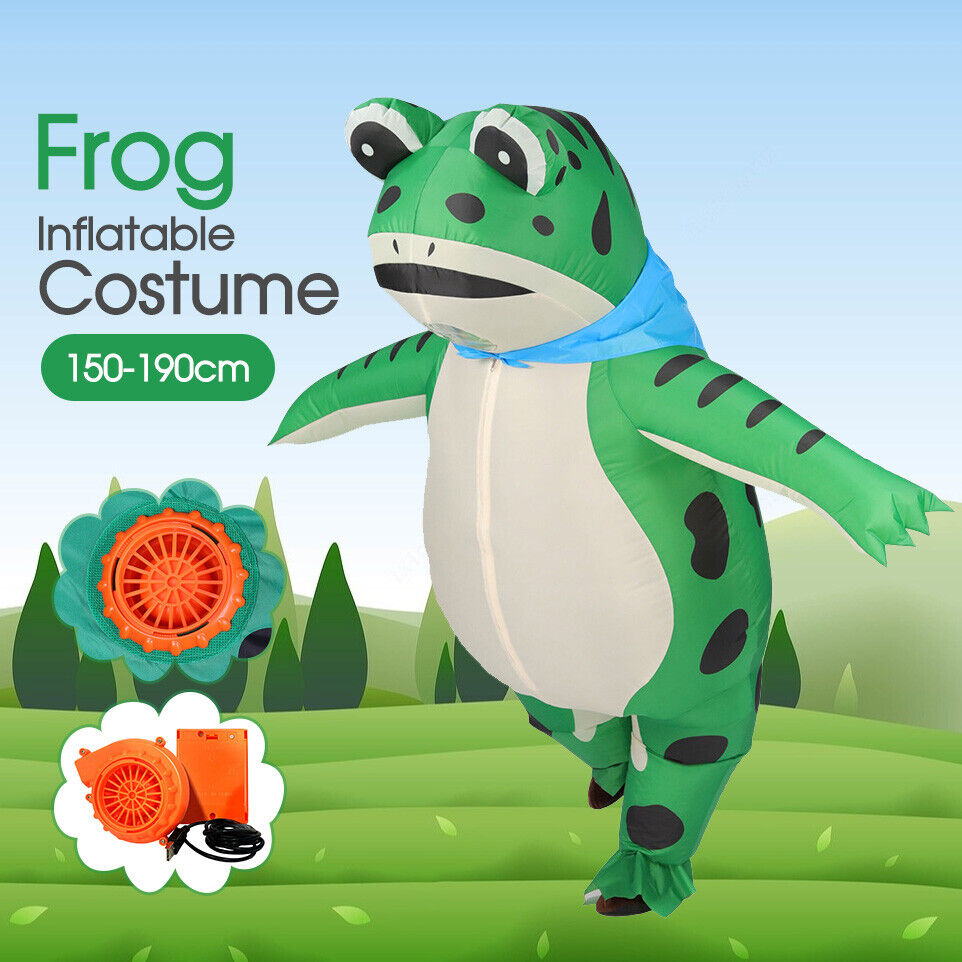 150-190cm Adult Inflatable Frog Costume- Party Dress up Halloween Anim ...