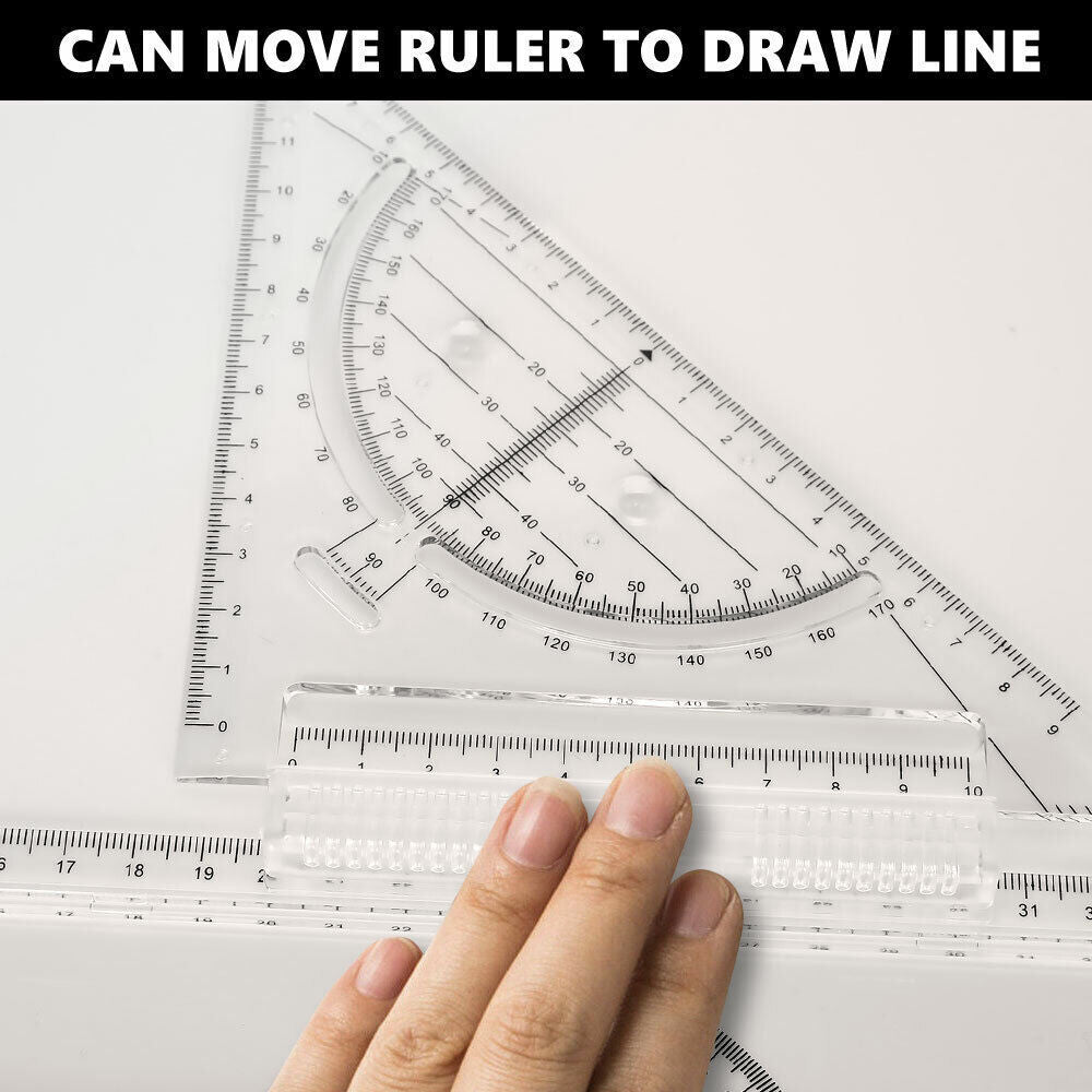 PRO A3 Drawing Board Table with Parallel Motion and Adjustable Angle D ...