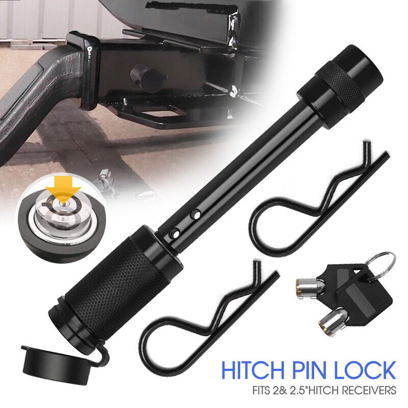 MOBI Hitch Pin Lock S Type 5/8" Tow Bar Tongue Lock Trailer Caravan An ...