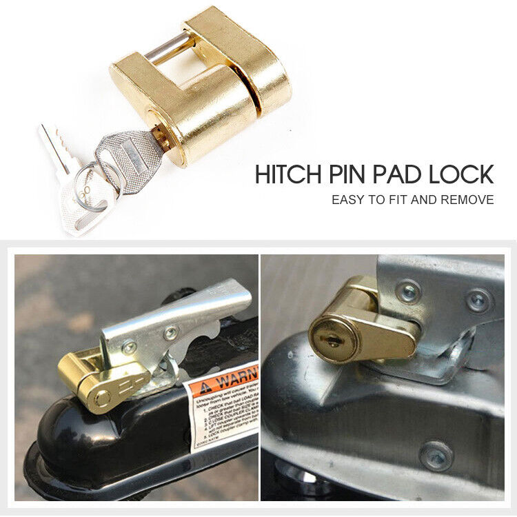 2x TREG HITCH PIN COUPLING LOCK TRIGG & SNAP ON LATCH BALL LASER CARAV ...