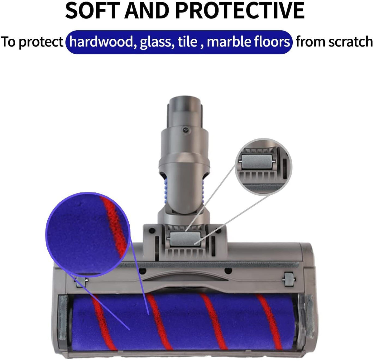 Replacement Head For Dyson V7 V8 V10 V11 Vacuum Motorhead Cleaner Soft ...