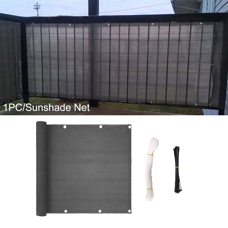 5M Outdoor Privacy Net Patio Balcony Sun Screen Garden UV Proof Shade ...