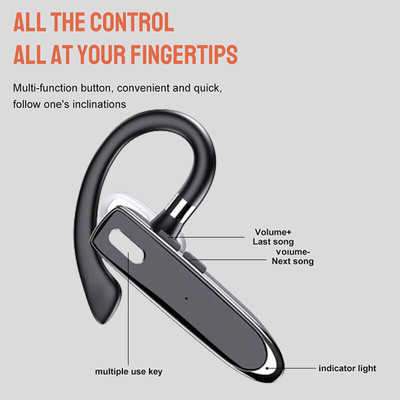 Bluetooth Headset with Microphone, In-Ear Hands-Free Phone,Wireless He ...