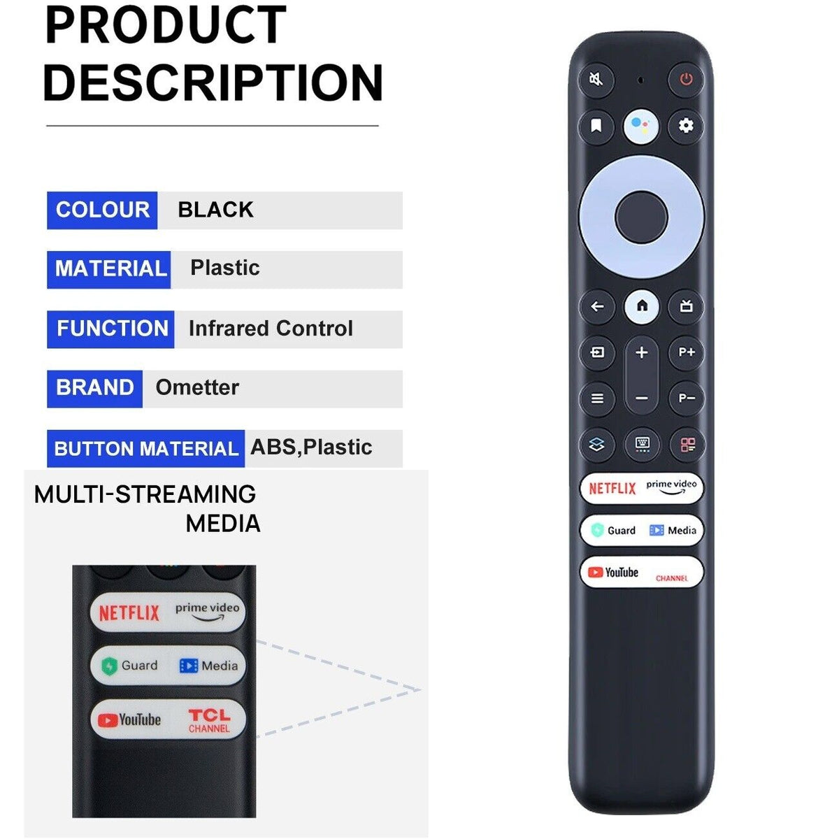 RC902V FAR1 RC902VFAR1 Remote Control for TCL TV X925 Series 65X925 75 ...