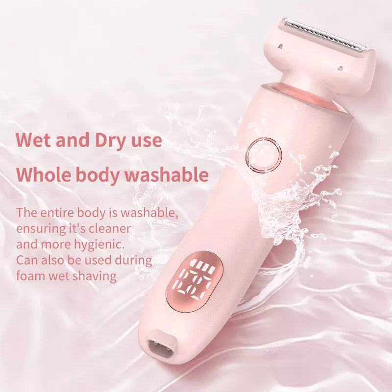 2in1 Pro Silk Glide Epilator Electric Shaver Razors Trimmer Bikini Hai ...