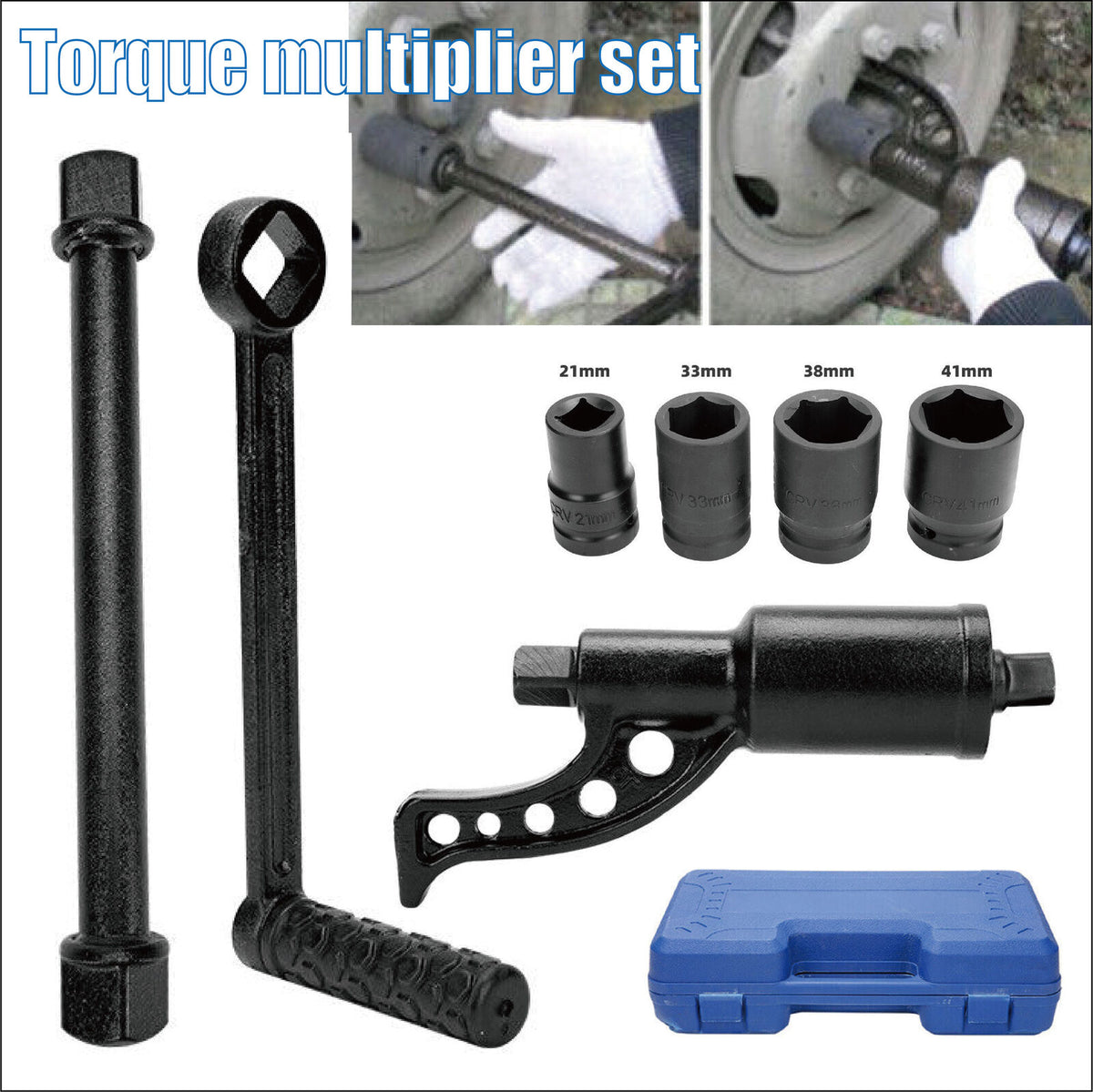 Heavy-Duty Torque Multiplier Set with Alloy Steel Construction 21-41mm ...
