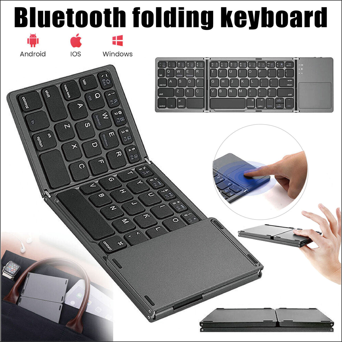 Portable Mini Folding Bluetooth Keyboard Wireless – www.ozoffer.com.au