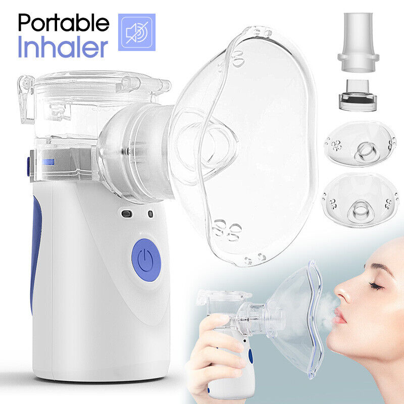 Portable Handheld Ultrasonic Nebulize Inhaler Respirator Mesh Asthma T ...