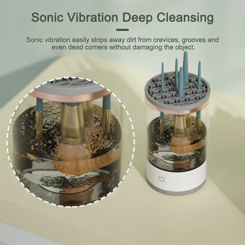 Automatic Brush Cleaner Electric Makeup Brush Cleaning Machine Fast Cl ...