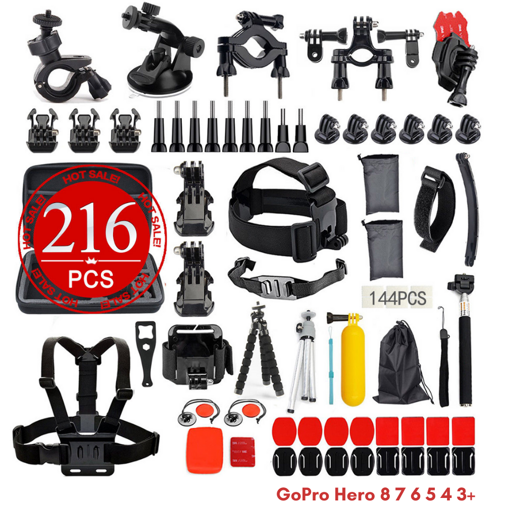 216pcs GoPro Hero Accessories Pack Case – www.ozoffer.com.au