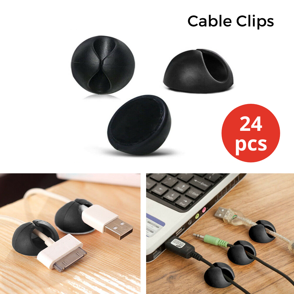 24PCS Cable Clips Management Wire Holder – www.ozoffer.com.au