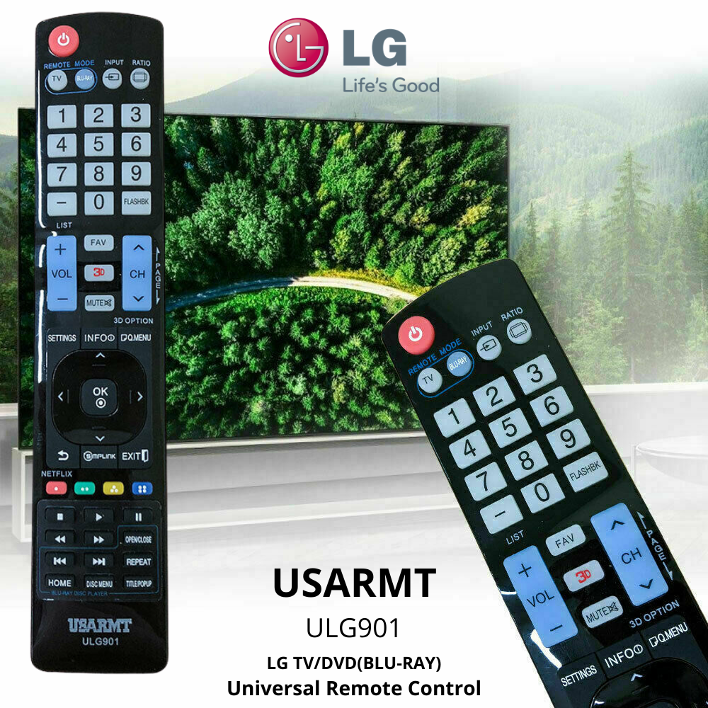 LG TV Remote Control ULG901 Replace for 32LM6410 47LM6200 55LM7600 60L ...