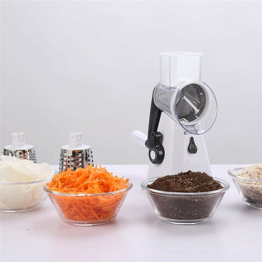 Kitchen Vegetable Food Manual Rotary Drum Grater Chopper Slicer Fruit ...