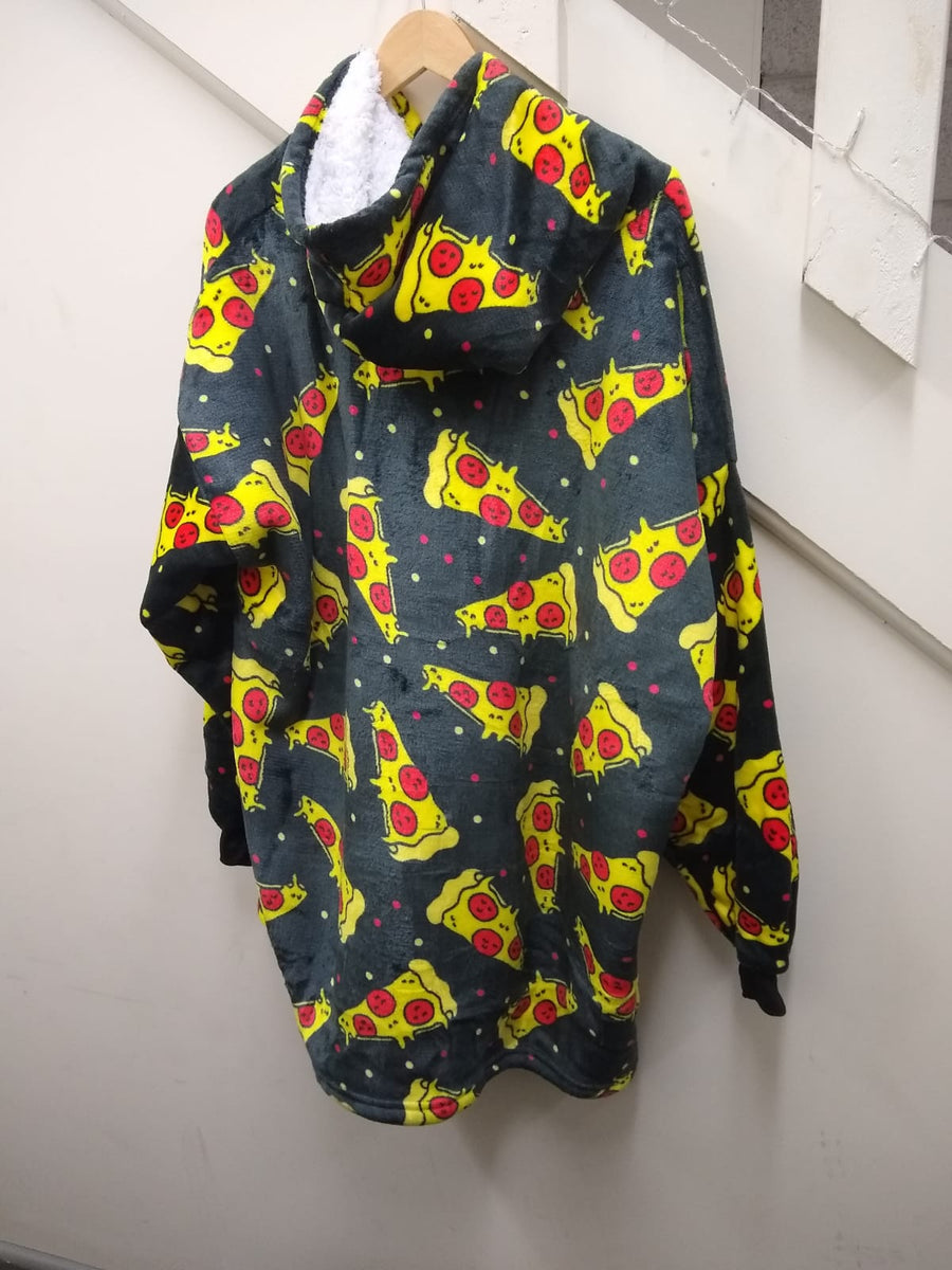 6 Assorted Print Cuddle Hoodie for Women and Men with Front Pocket Ult ...