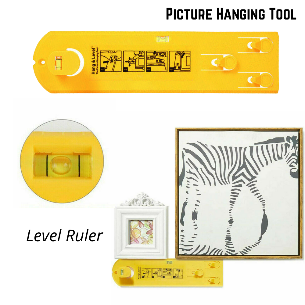 Picture Hanging tool Tools Frame Hanger Easy Wall Photo Hanging Level ...