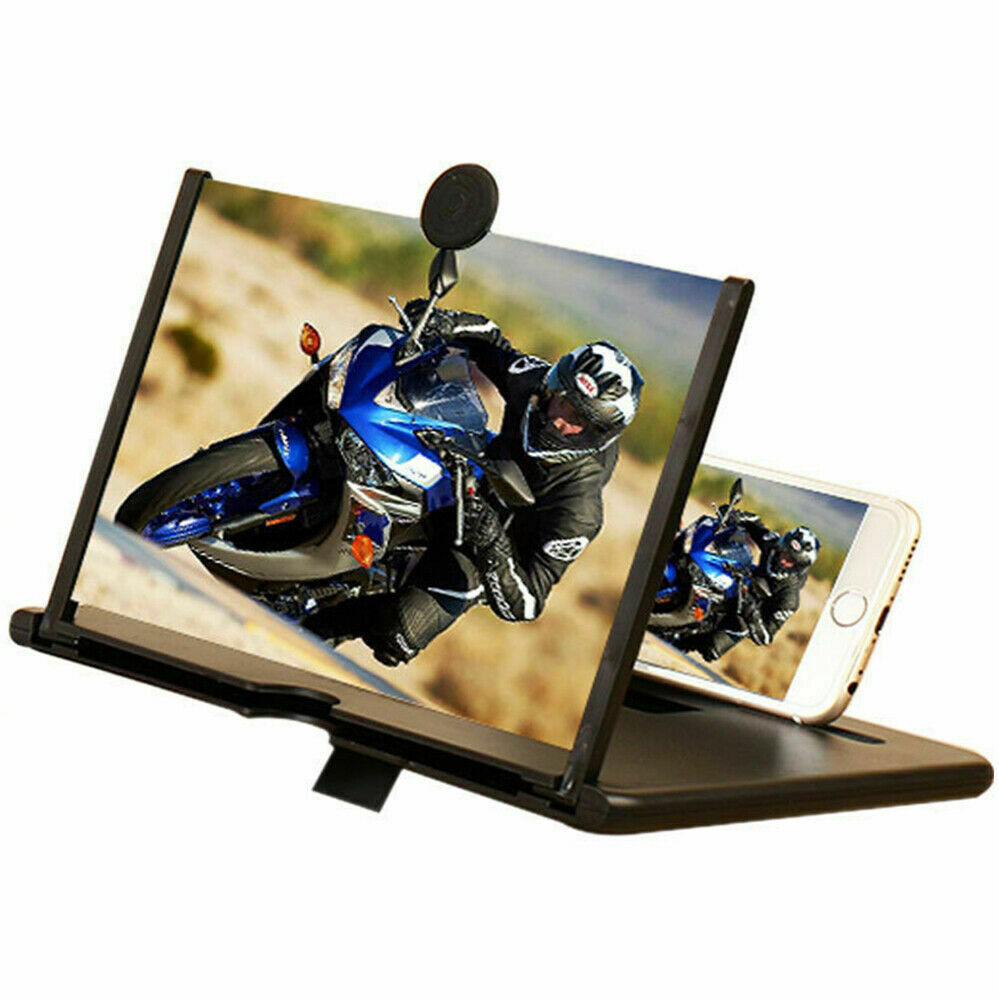 12" Folding Screen Magnifier 3D Amplifier Stand Mobile Phone Adjustabl ...