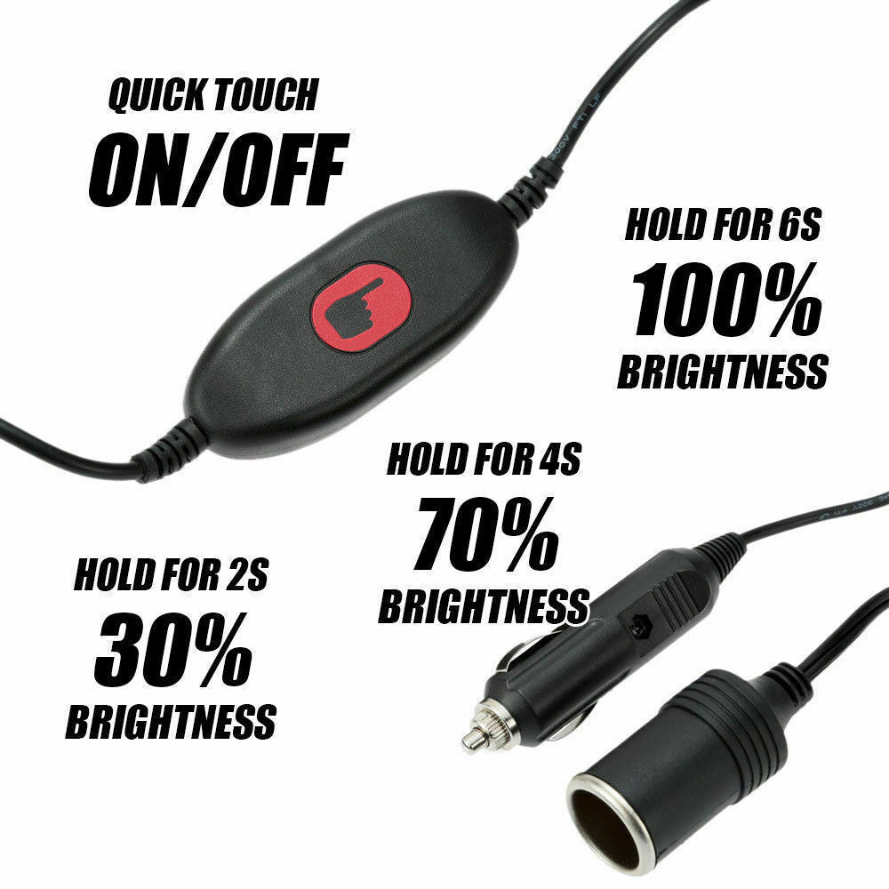 1.3M 12V FLEXIBLE LED CAMPING LIGHT CARAVAN BOAT WATERPROOF BAR Outdoo ...