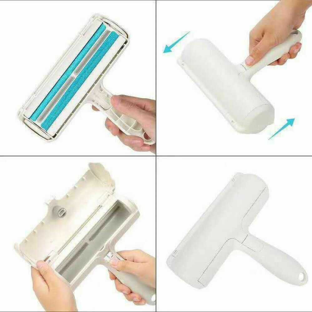 Pet Hair Remover Roller Self Cleaning Dog&Cat Hair Remover Fur Removal ...
