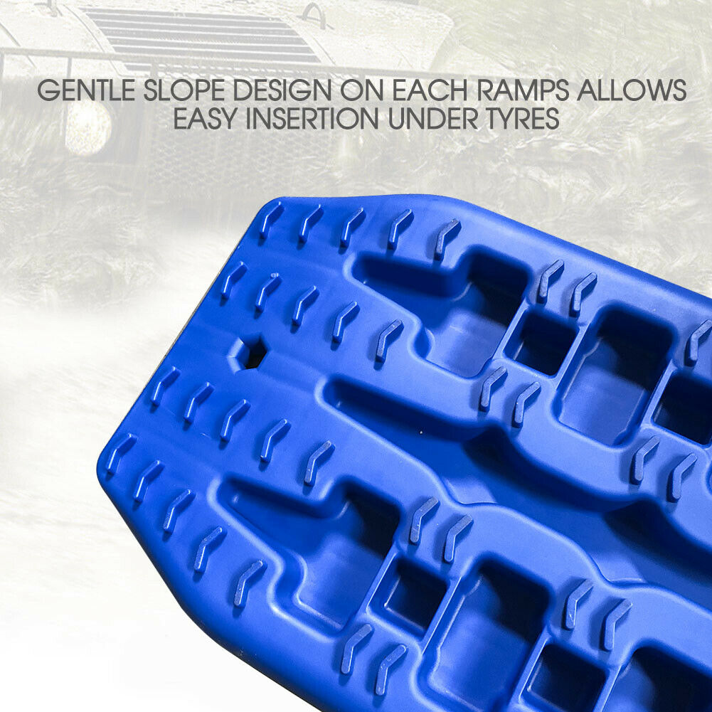 Recovery Tracks Sand Track 2pc 10T Sand / Snow / Mud Trax 4WD Blue ...