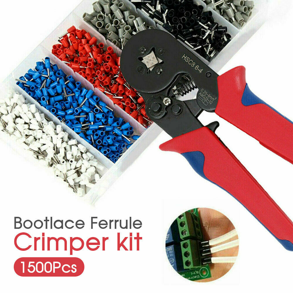 1500PCS Bootlace Ferrule Crimper kit – www.ozoffer.com.au