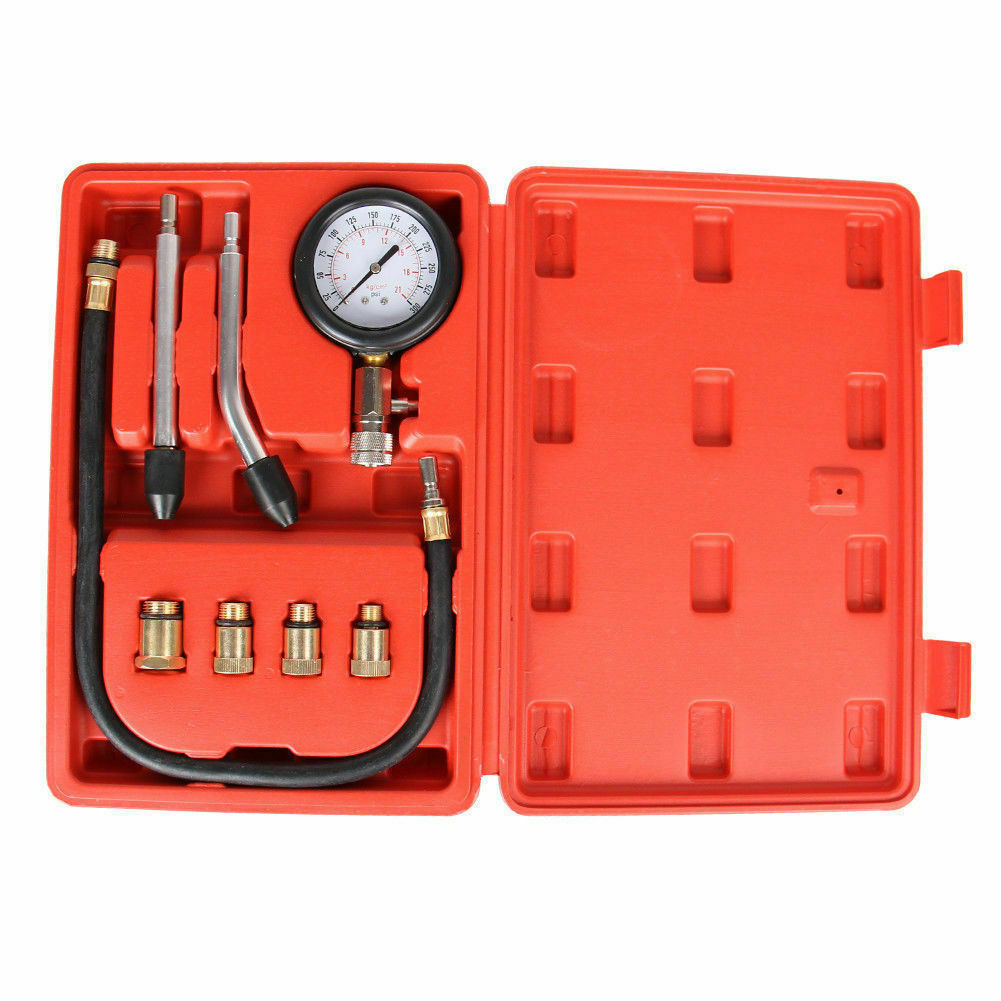 Petrol Engine Compression Tester Kit Tool Set For Automotive Car Motor ...