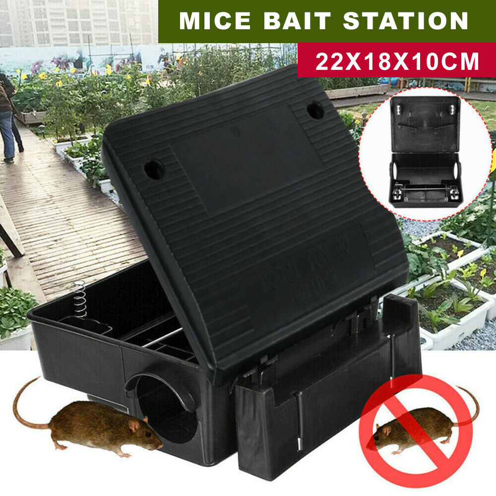 Rat Mice Mouse Rodent Poison Boxes Pest Control Bait Station Box Trap ...