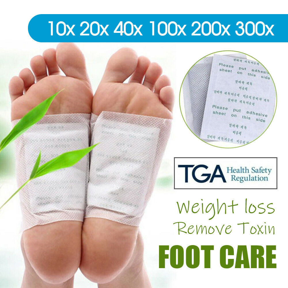Detox Foot Patch Pads Natural plant Toxin Removal Sticky Adhesives ...
