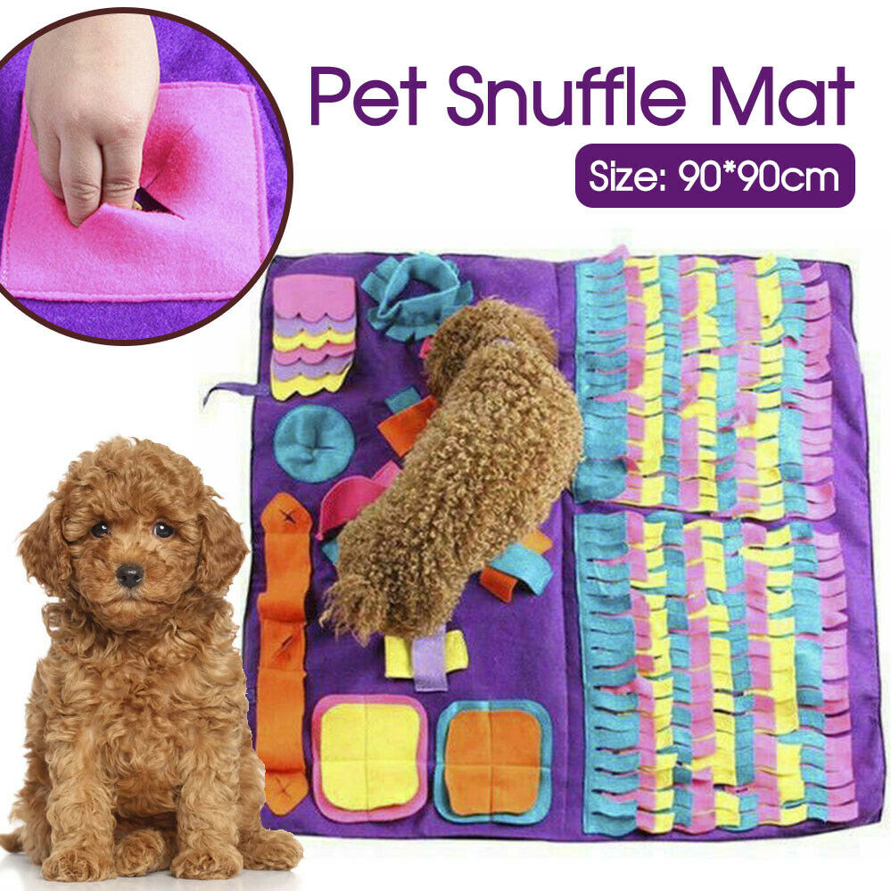 Dog Pet Nose Training Sniffing Pad Toys Blanket Game Feeding Cushion S ...