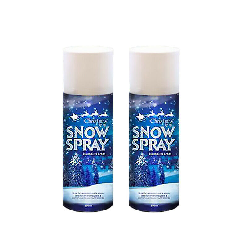 3/6PCs Snow Spray Decoration Christmas Craft Windows Tree Easy Clean L ...