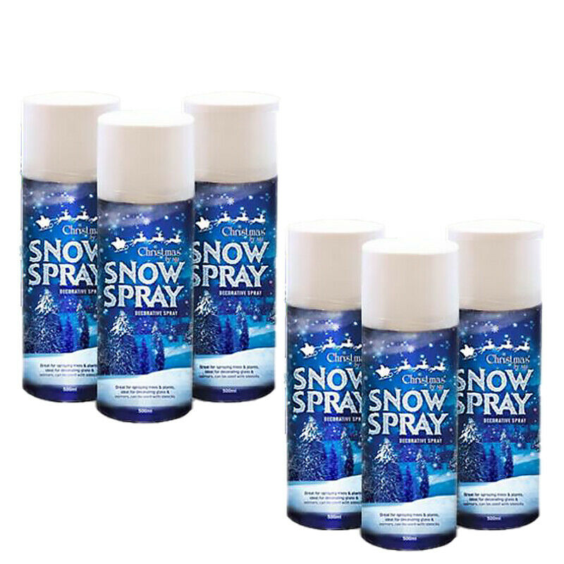 3/6PCs Snow Spray Decoration Christmas Craft Windows Tree Easy Clean L ...