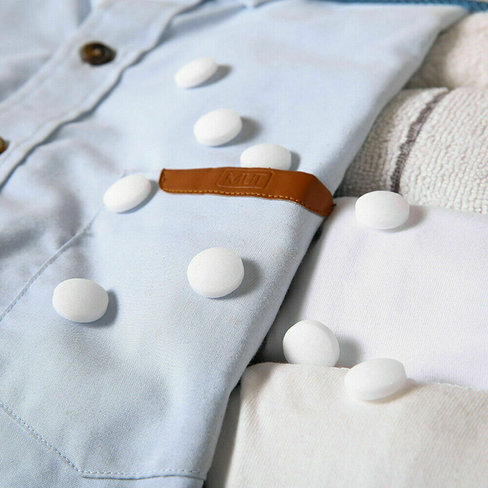 30/60/120pcs Moth Balls Home Cupboards Moth Proof Mildew Proof Wood Bl ...