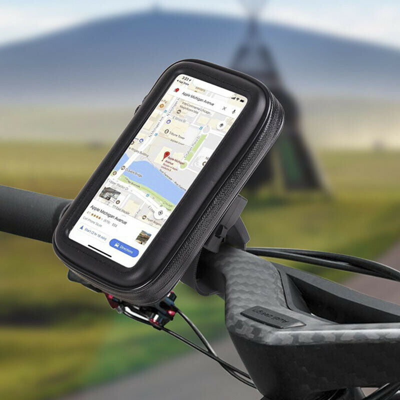 Waterproof Motorcycle Phone Holder Bag Case Motorbike Scooter Mobile M ...