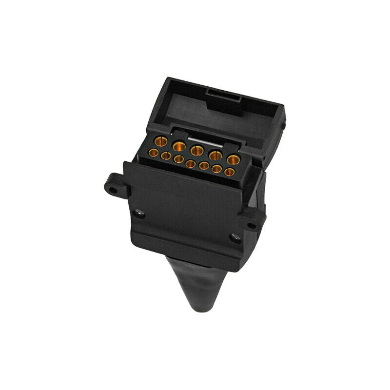 NEW 12 Pin Flat Trailer Socket Plug Set Connector Trailer Camper Adapt ...