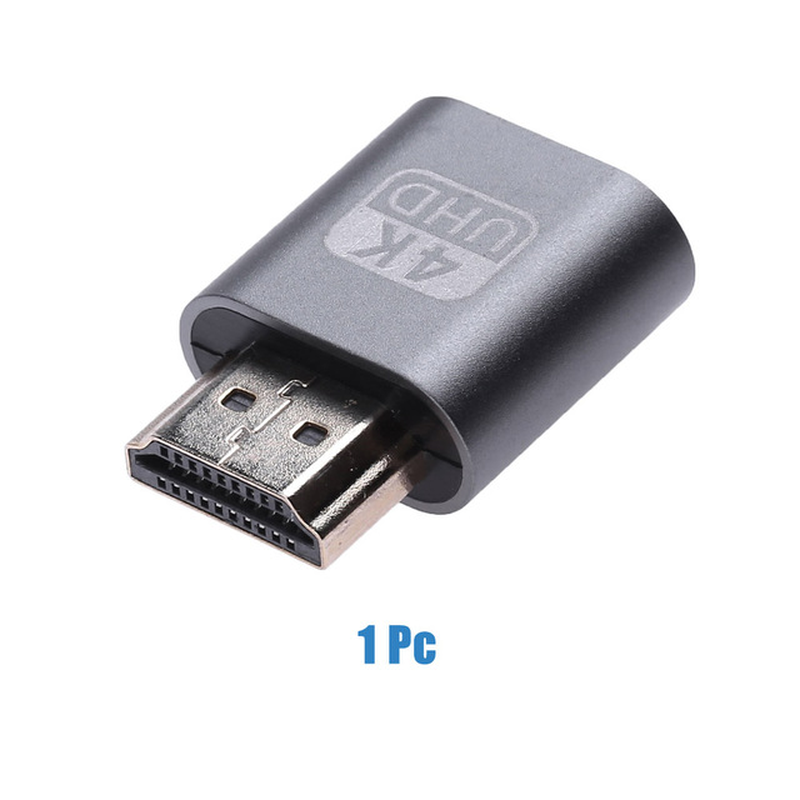 HDMI-compatible Virtual Display Adapter 1.4 DDC EDID Dummy Plug Lock G ...