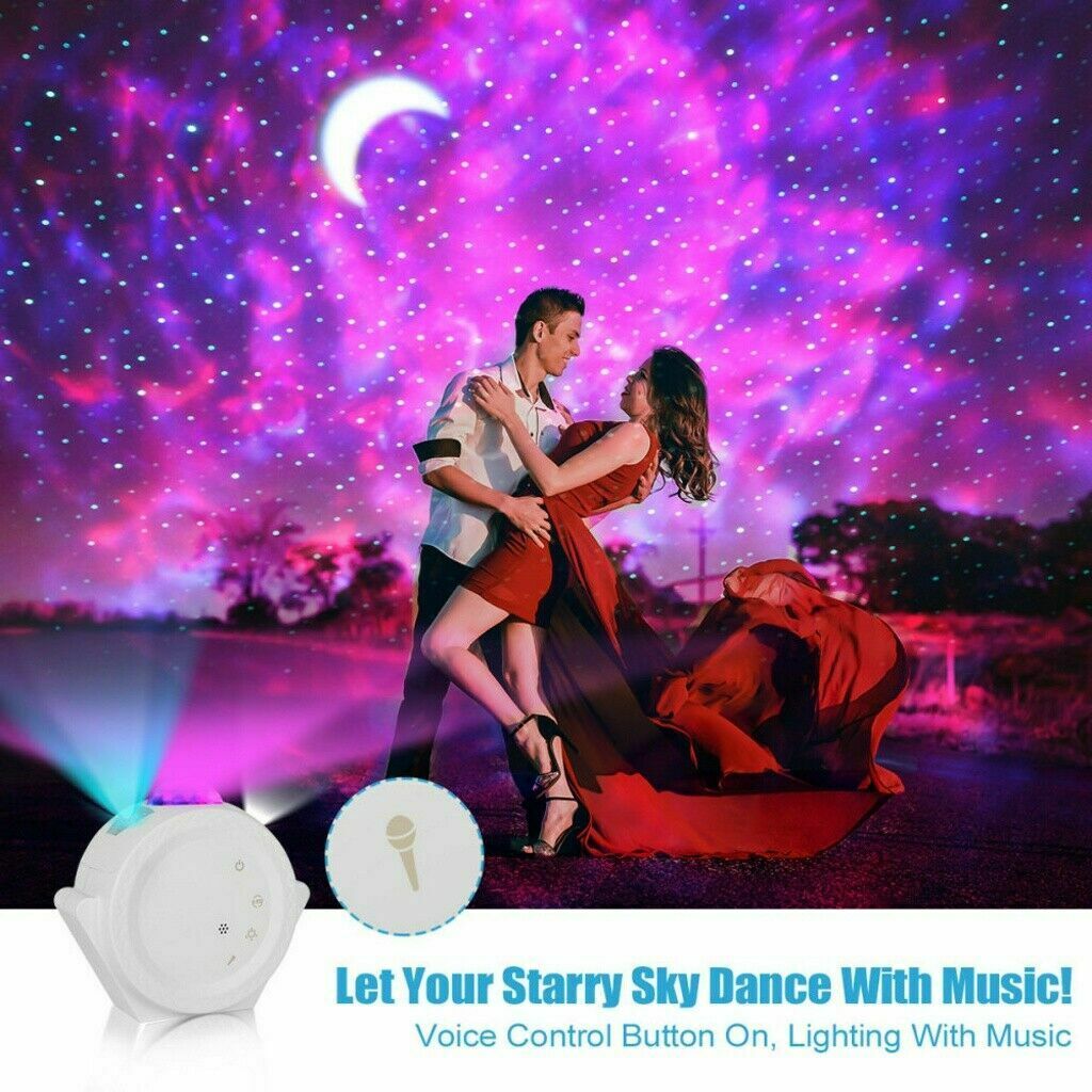 3In1 LED Galaxy Starry Night Light Projector 3D Ocean Star Sky Party L ...