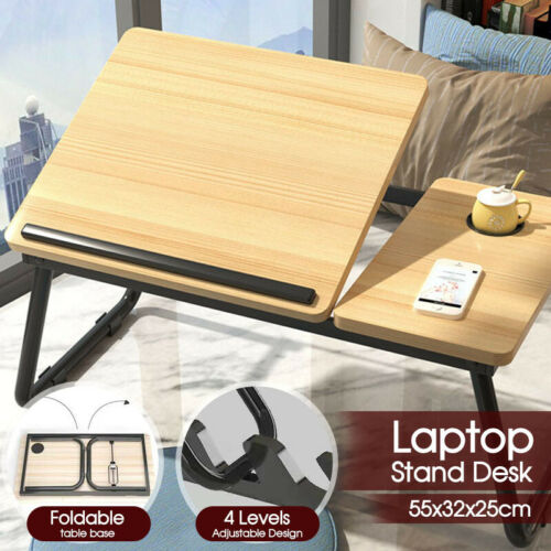 Foldable Laptop Stand Desk Table Tray Bed Study Portable Adjustable ...