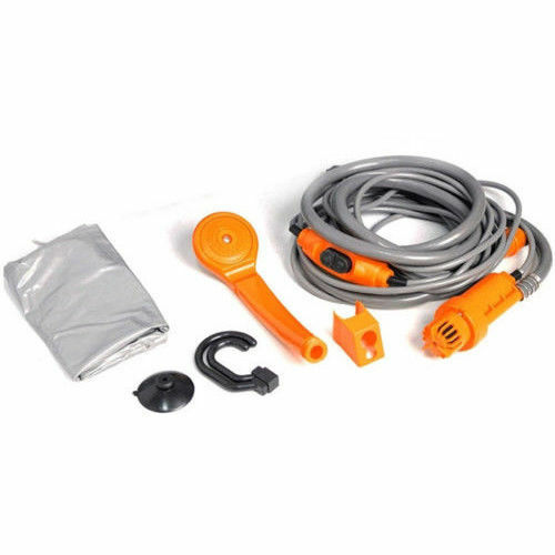 Portable Automobile Shower Set 12V Water Pump Travel Trip Camp Boat Ca ...